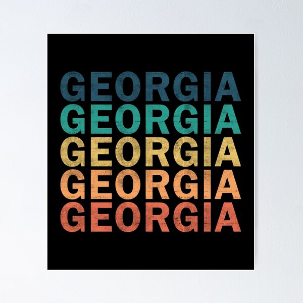 "Georgia Name - Georgia Vintage Retro Proud Name" Poster for Sale by ...