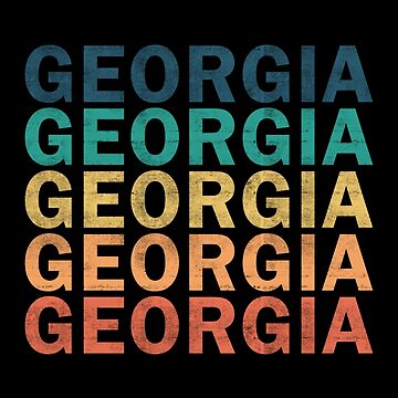 "Georgia Name - Georgia Vintage Retro Proud Name" Poster for Sale by ...