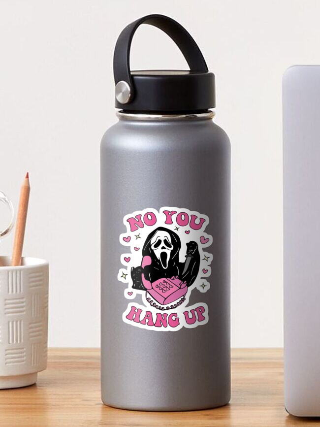 "Ghostface sweet, no you hang up!" Sticker by Crystalmoonbabe | Redbubble