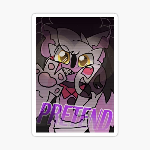 "Funtime Foxy 'PRETEND'" Sticker for Sale by SecretHasFunYT | Redbubble