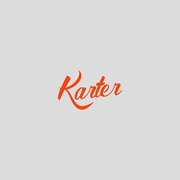"Karter, name, color art" Sticker for Sale by Lifelovepositiv | Redbubble