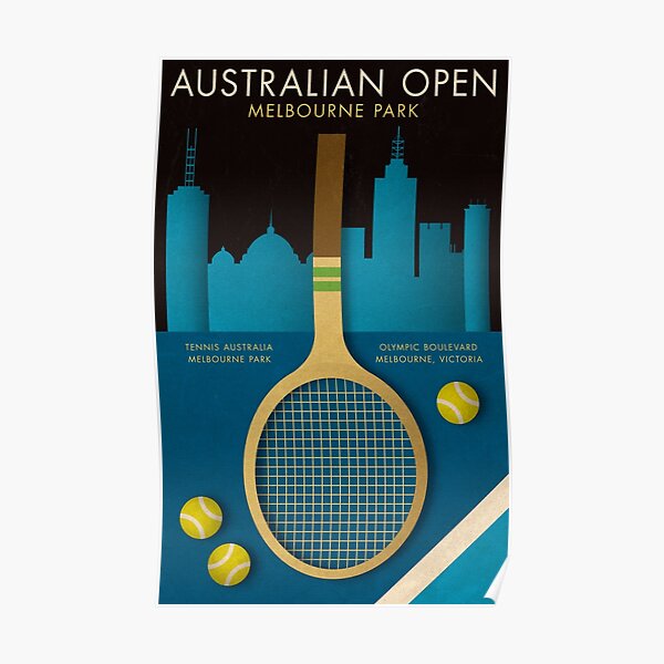 Australian Open Tennis Posters | Redbubble