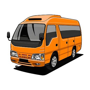 "Mini Van Isuzu Elf" Sticker for Sale by AutoCarGarage | Redbubble