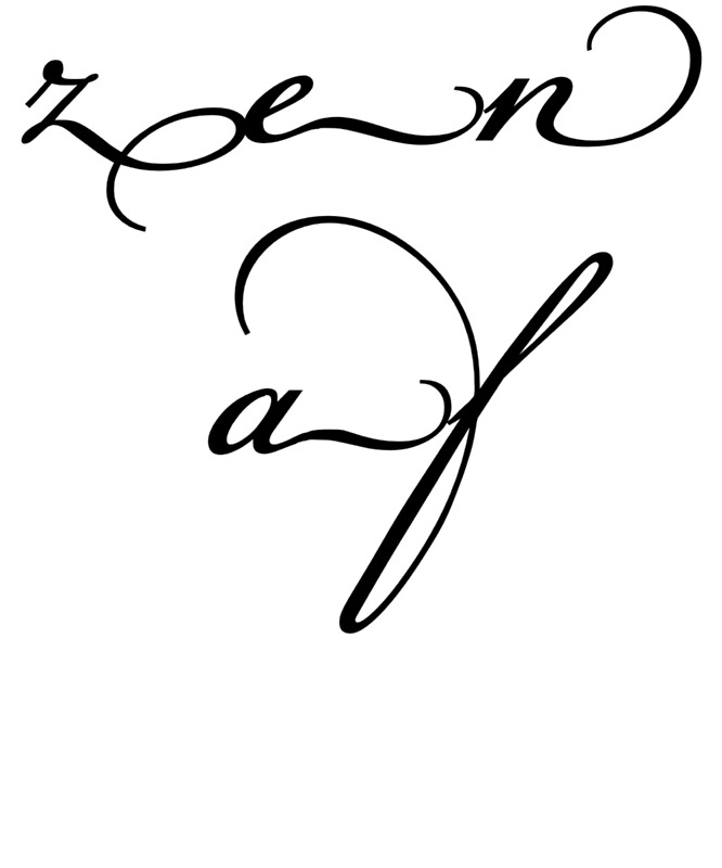 "Zen AF" by Marlena Marks | Redbubble