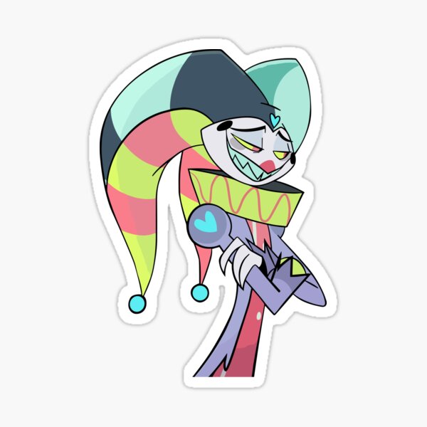 "Helluva Boss Fizzarolli" Sticker for Sale by artisanbaguette | Redbubble
