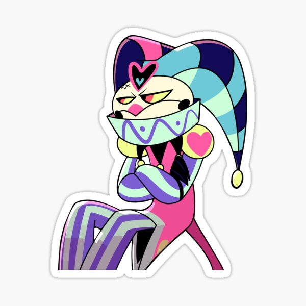 "Helluva Boss Fizzarolli" Sticker for Sale by artisanbaguette | Redbubble