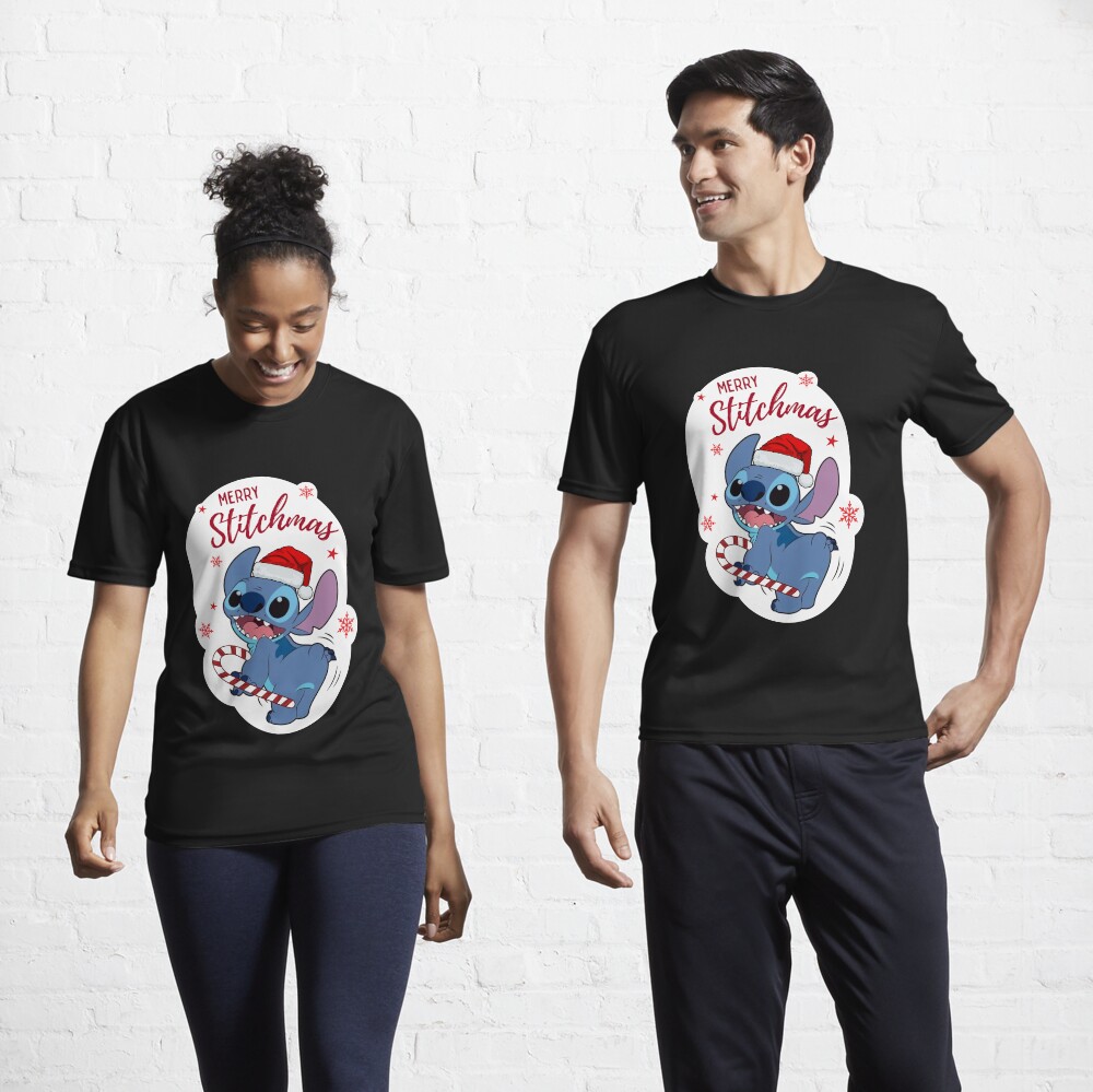 "Merry Stitchmas Stitch fan art" Sticker for Sale by Scenic | Redbubble