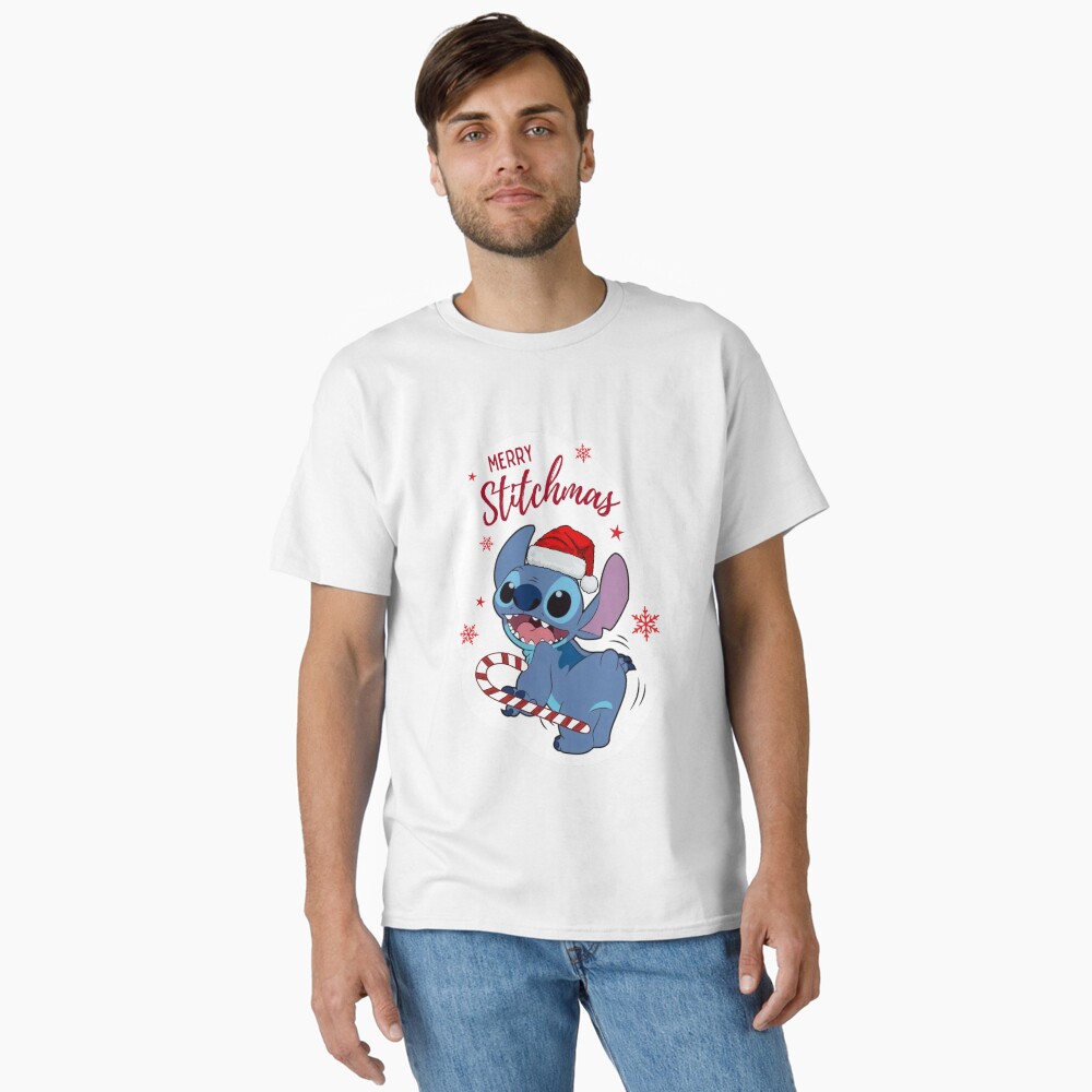 "Merry Stitchmas Stitch fan art" Sticker for Sale by Scenic | Redbubble