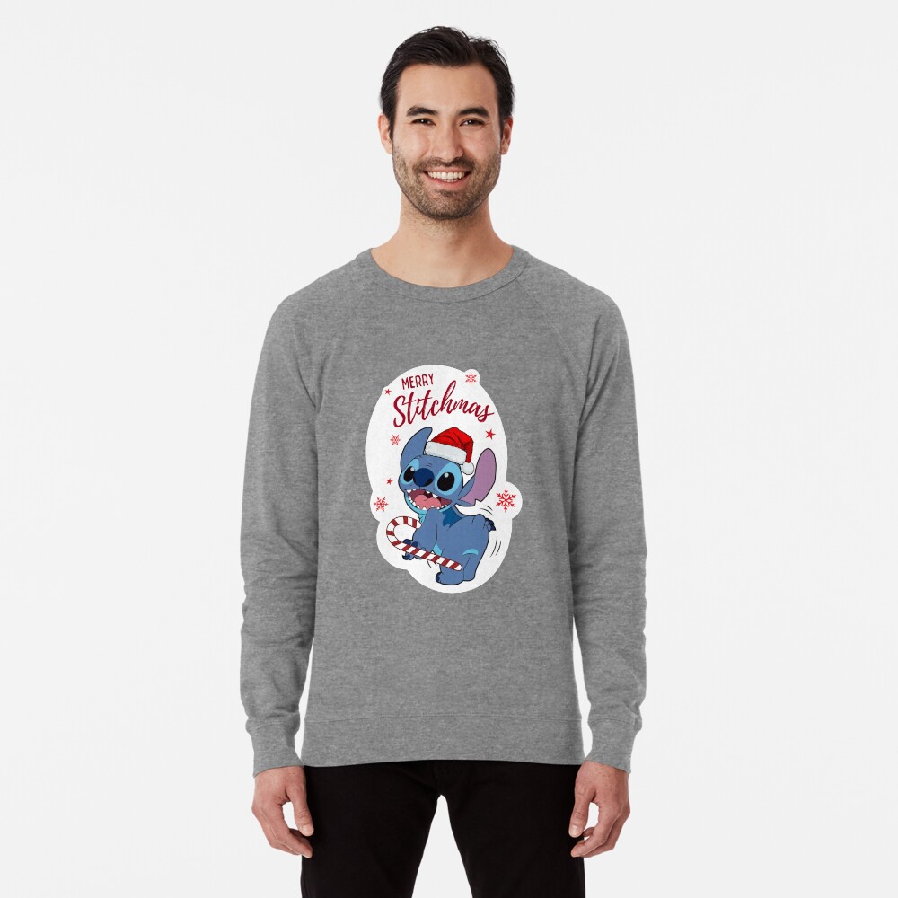 "Merry Stitchmas Stitch fan art" Sticker for Sale by Scenic | Redbubble