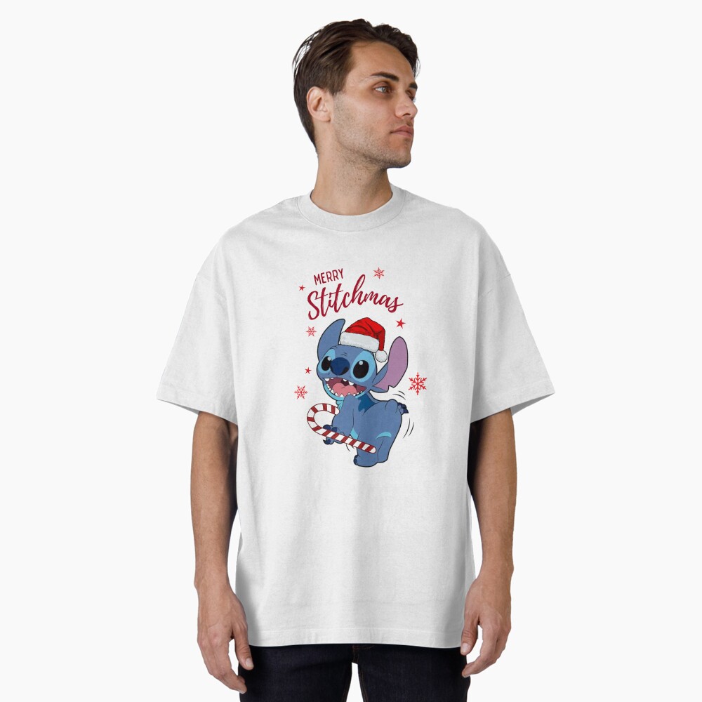 "Merry Stitchmas Stitch fan art" Sticker for Sale by Scenic | Redbubble