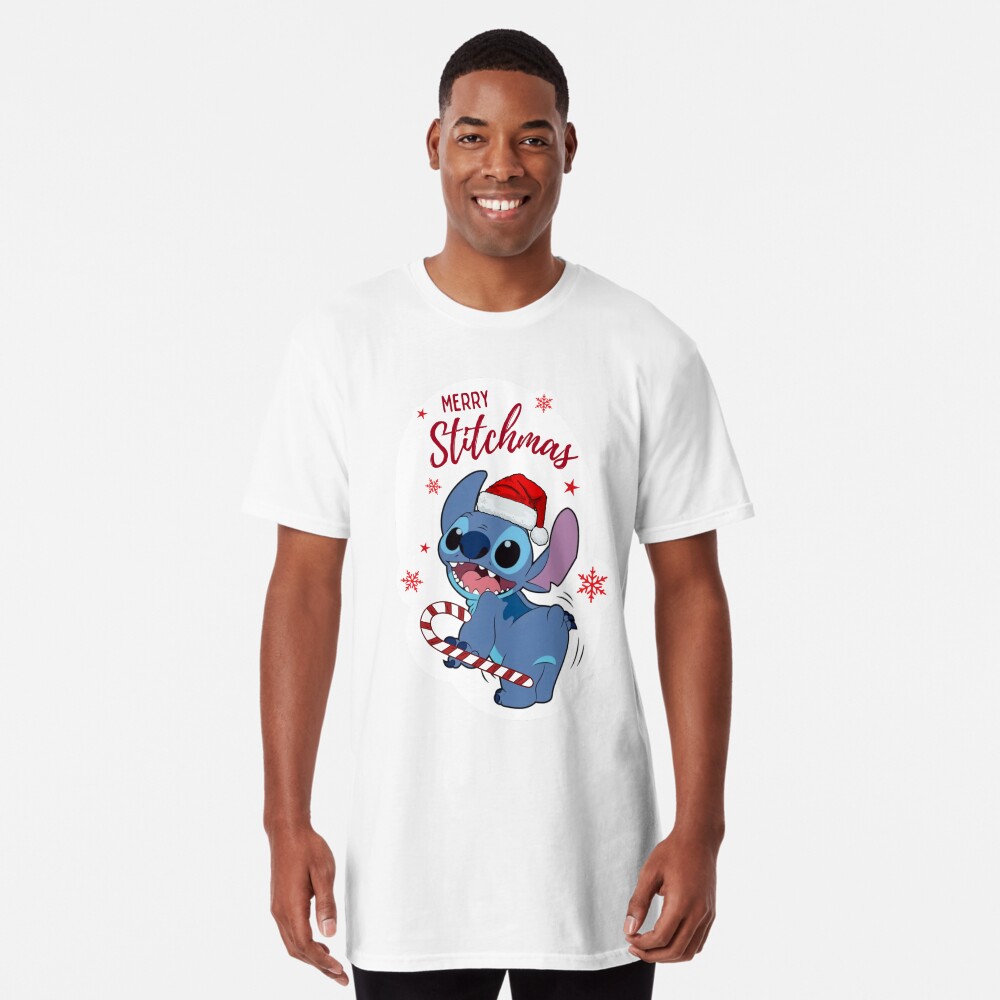 "Merry Stitchmas Stitch fan art" Sticker for Sale by Scenic | Redbubble