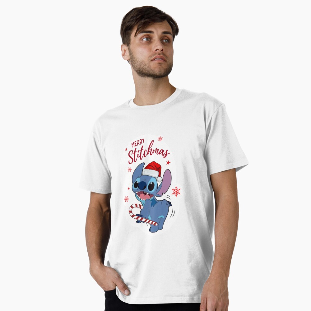 "Merry Stitchmas Stitch fan art" Sticker for Sale by Scenic | Redbubble