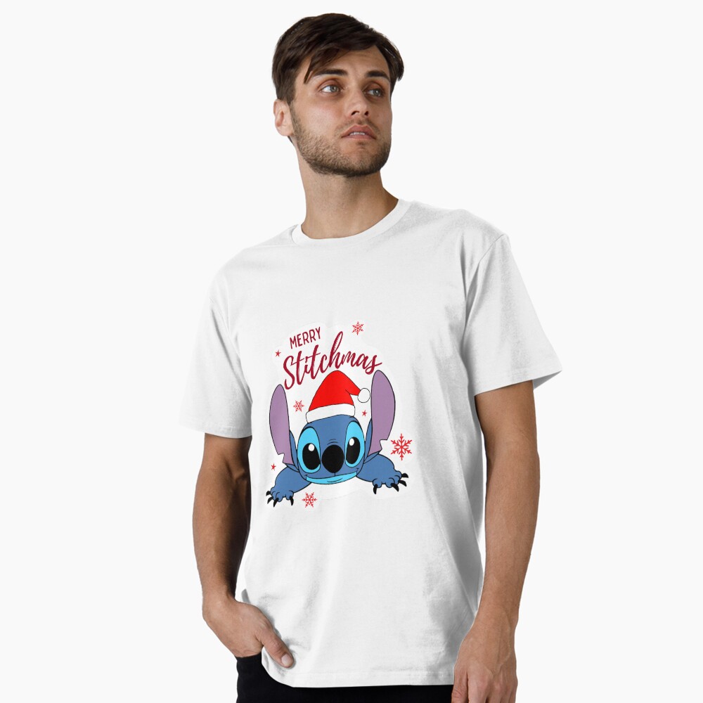 "Merry Stitchmas Stitch fan art" Sticker for Sale by Scenic | Redbubble