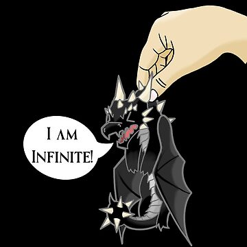 "I am infinite fourth wing tairn chibi dragon" Sticker for Sale by ...
