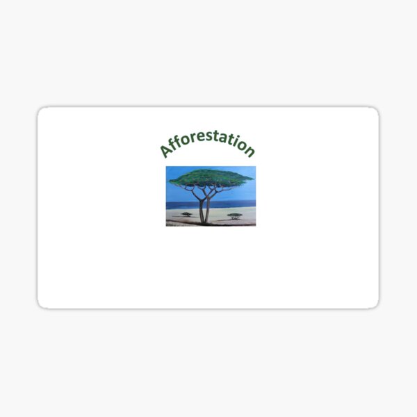 "Amazing Afforestation" Sticker for Sale by annenambiro | Redbubble