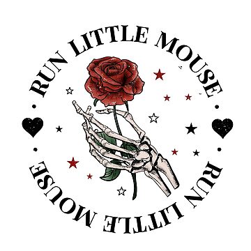"Run Little Mouse Book" Sticker for Sale by StickyBook | Redbubble