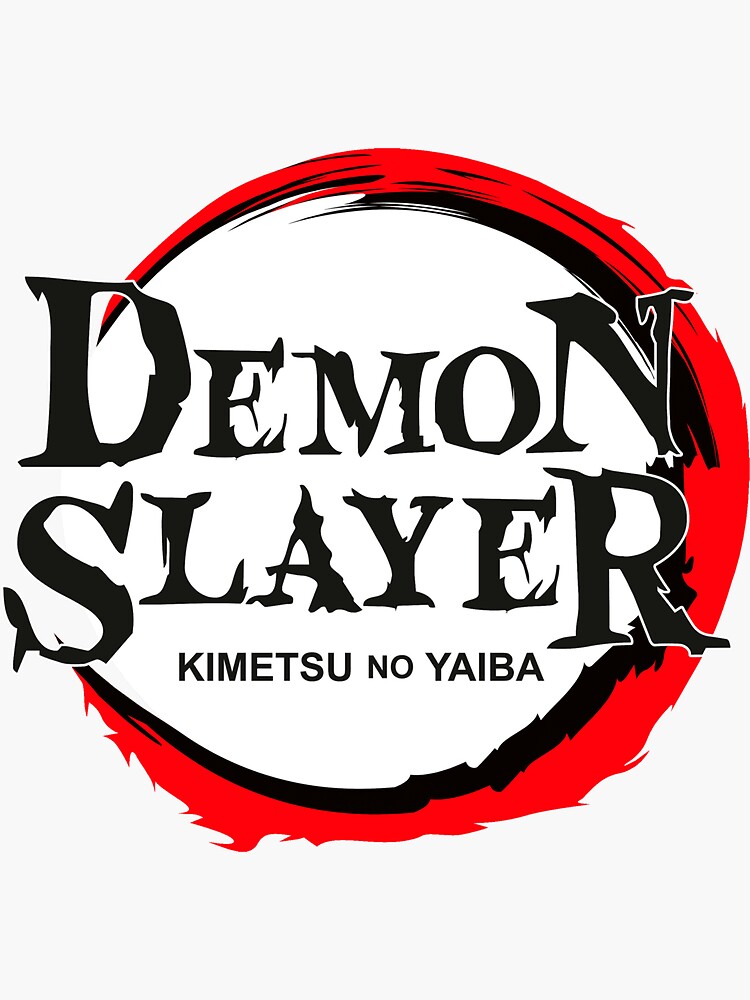 "Demon Slayer Logo" Sticker for Sale by XLuxKingX | Redbubble