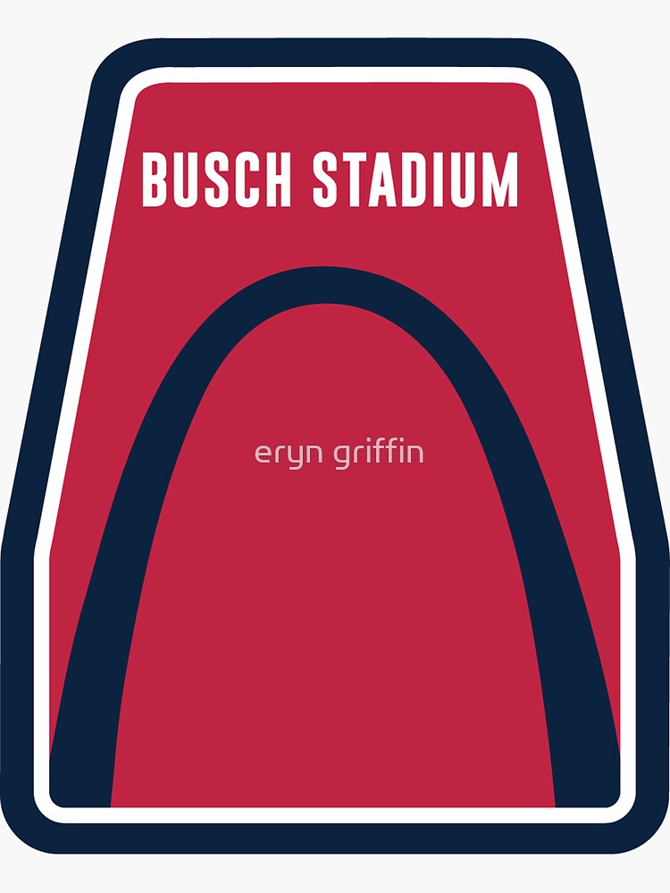 "Busch Stadium" Sticker for Sale by epence08 | Redbubble