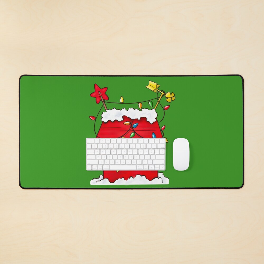 "Christmas Dog House" Sticker for Sale by BekahBooArts | Redbubble