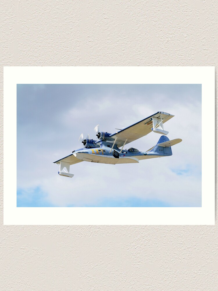 "Consolidated PBY Catalina Flying Boat" Art Print by aircraft-photos ...