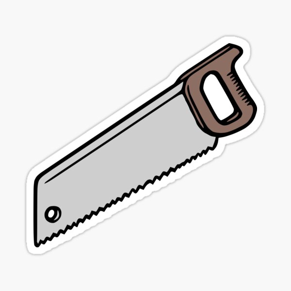 "Saw" Sticker for Sale by kaybeestickers | Redbubble