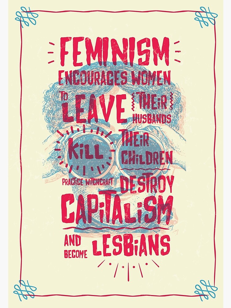 "Feminism Encourages Women Quote Poster" Poster for Sale by ...