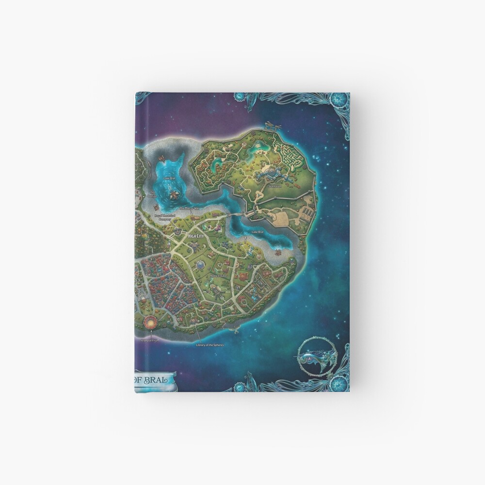 "Dungeons and Dragons Spelljammer: The Rock of Bral Map" Poster for ...