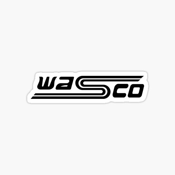 "Wasco Logo" Sticker for Sale by Justin Curtis | Redbubble