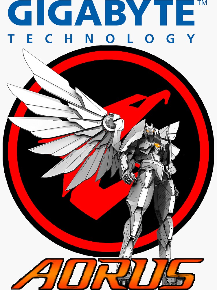 "Gigabyte Technology, Aorus" Sticker for Sale by chookey01 | Redbubble