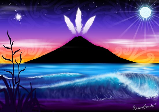 "Taranaki te Maunga" Posters by Revolution Aotearoa | Redbubble