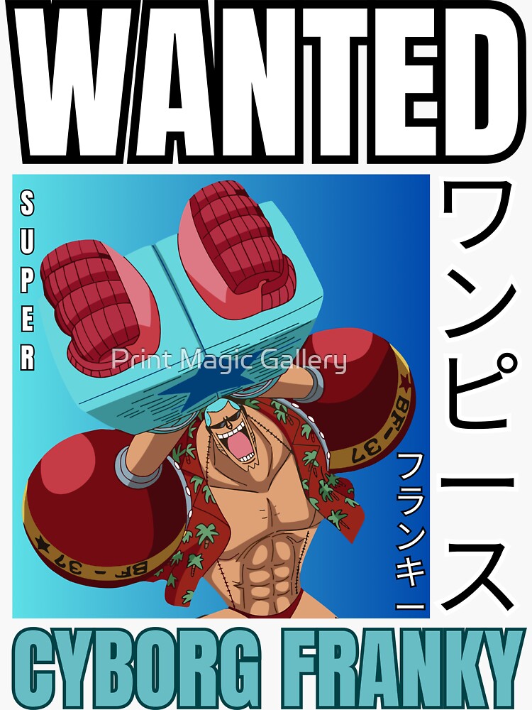 "Cyborg Franky" Sticker for Sale by PrintMagicGallery ⭐⭐⭐⭐⭐ | Redbubble