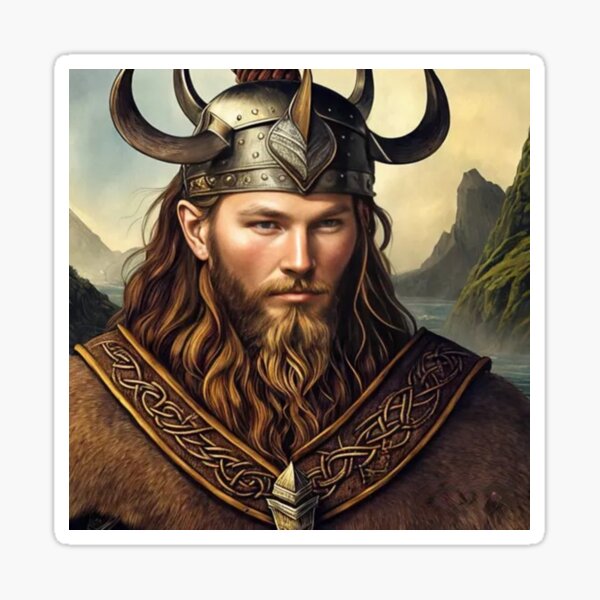 "Ragnar Lodbrok" Sticker by juan11oro | Redbubble