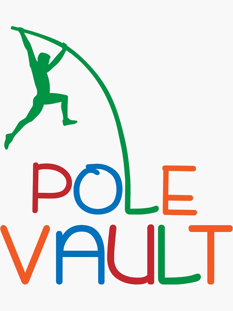 "POLE VAULT" Sticker for Sale by HelenMackss | Redbubble