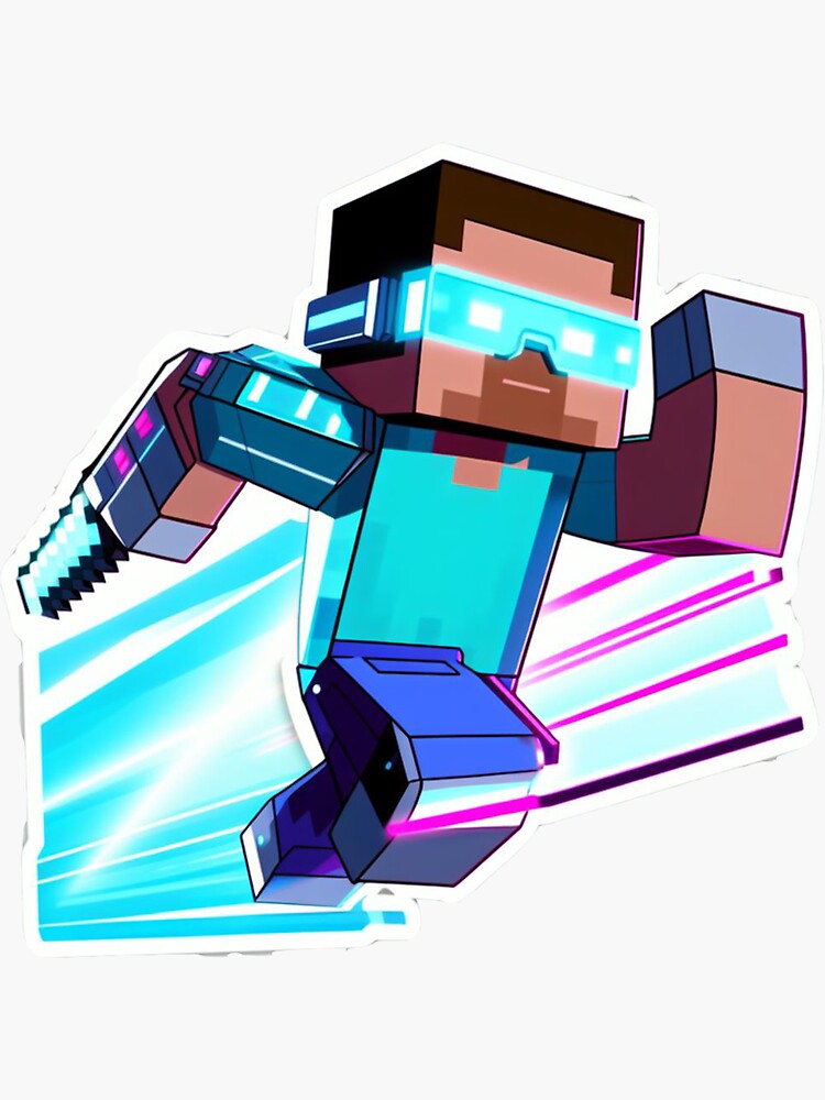 Minecraft Cyborg Steve Skin