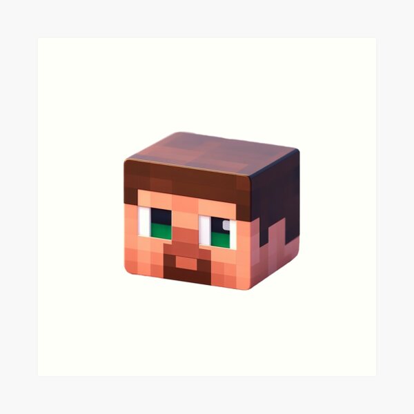 Steve Head Minecraft Clipart