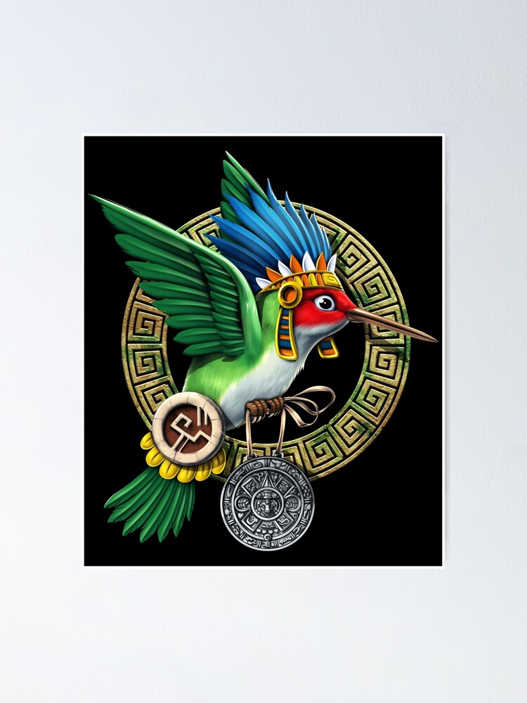 Póster for Sale con la obra «Colibrí azteca» de Nikolay Lachezarov ...