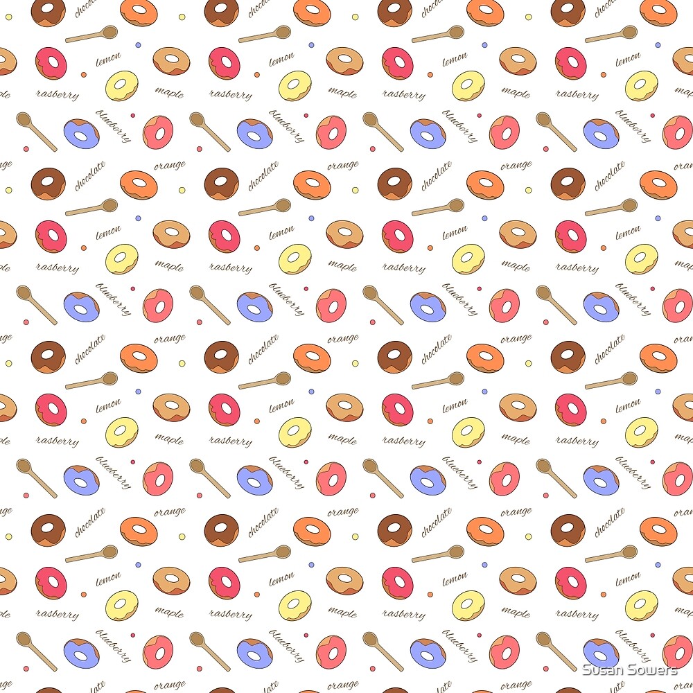 "Donuts Homemade" by Susan Sowers | Redbubble