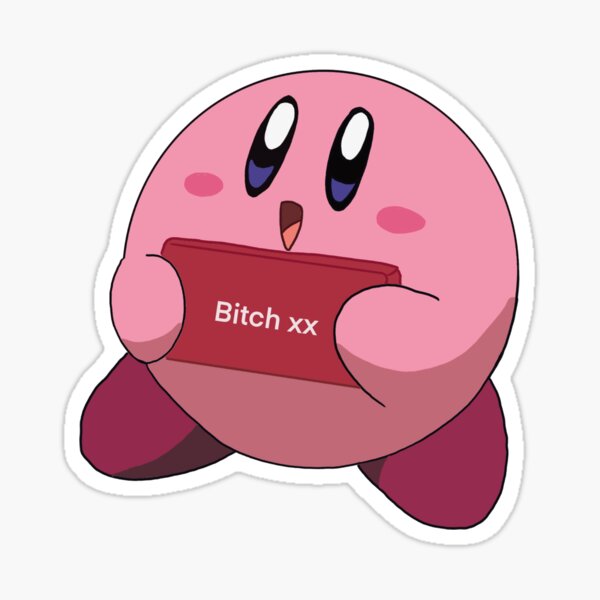 "Cute pink meme" Sticker for Sale by lilbeanzart | Redbubble