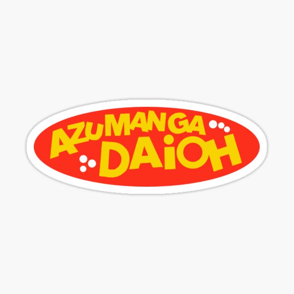"Azumanga Daioh Logo Sticker" Sticker for Sale by gleefulbutton | Redbubble