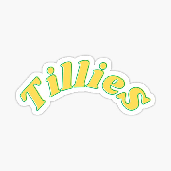 "Tillies Sticker" Sticker for Sale by keisha001 | Redbubble