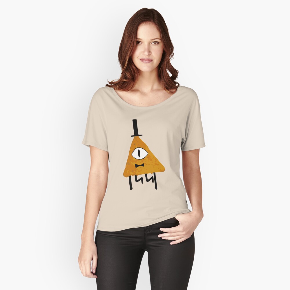 "gravity falls illuminacho bill cipher dorito " Sticker for Sale by ...