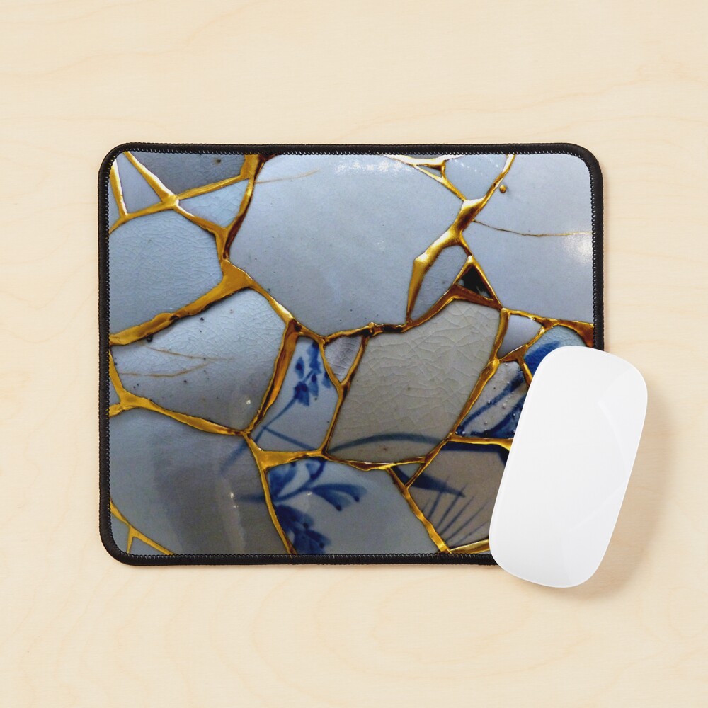 "Kintsugi" Pillow by delfmeunier | Redbubble