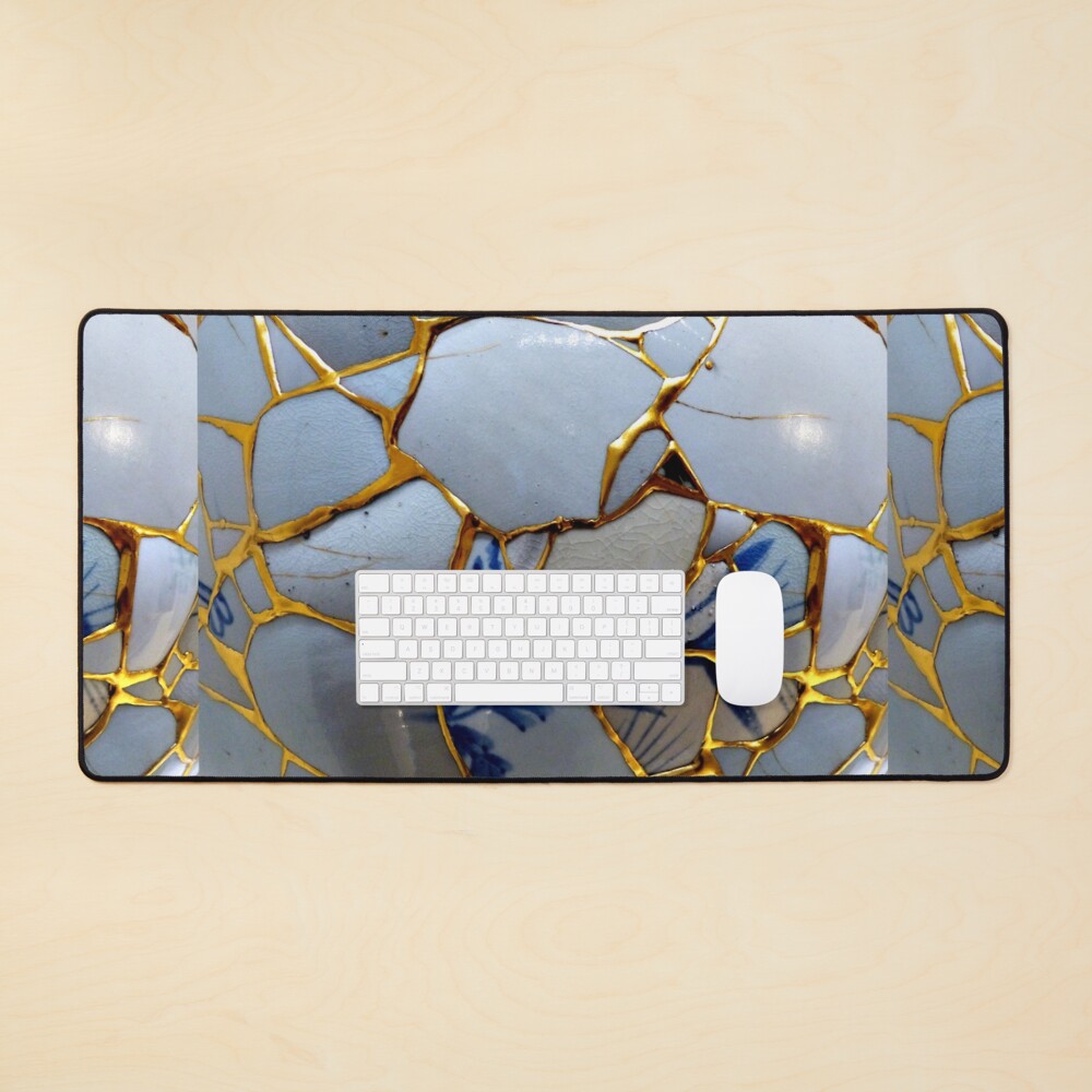 "Kintsugi" Pillow by delfmeunier | Redbubble