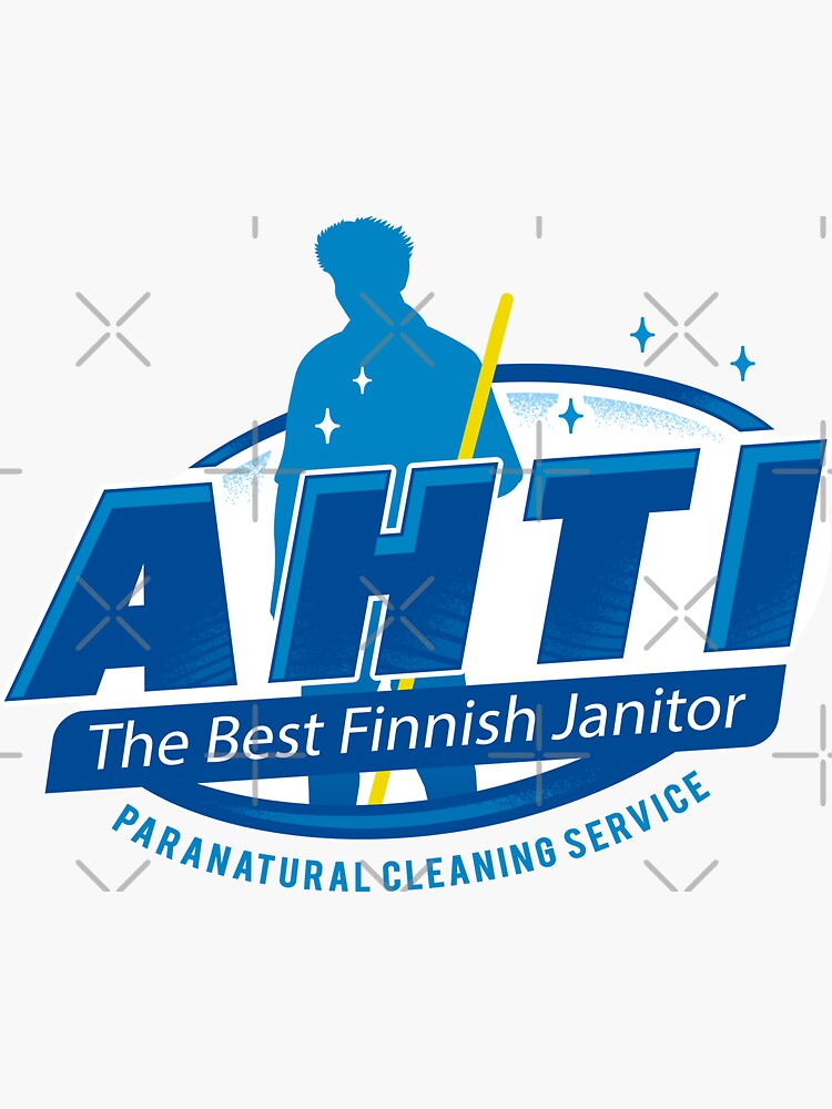 "The Best Finnish Janitor" Sticker for Sale by Lagelantee | Redbubble