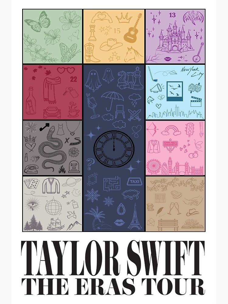 "TAYLOR SWIFT THE ERAS TOUR" Poster by jenniferalonzo | Redbubble