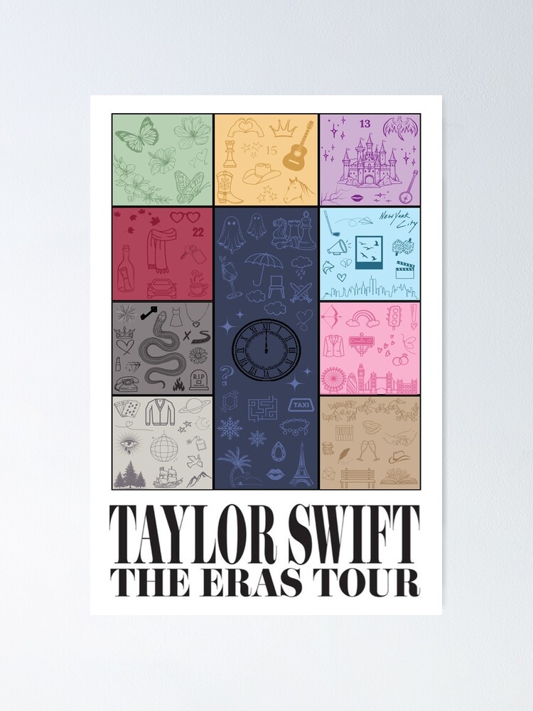 "TAYLOR SWIFT THE ERAS TOUR" Poster by jenniferalonzo | Redbubble