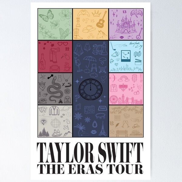 "TAYLOR SWIFT THE ERAS TOUR" Poster by jenniferalonzo | Redbubble