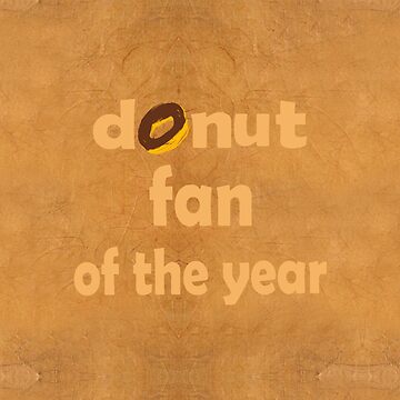 "Donut Fan" Sticker for Sale by technotext | Redbubble