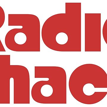"Radio Shack" Sticker for Sale by nwerlandson | Redbubble