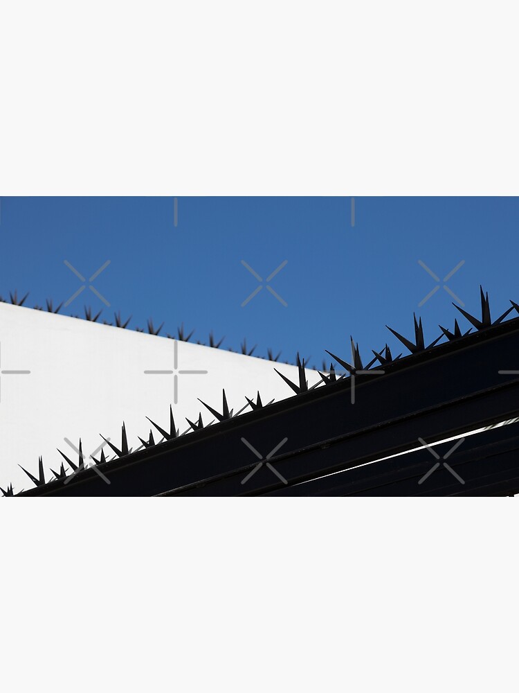 "Anti climb spikes" Poster by leightoncollins | Redbubble